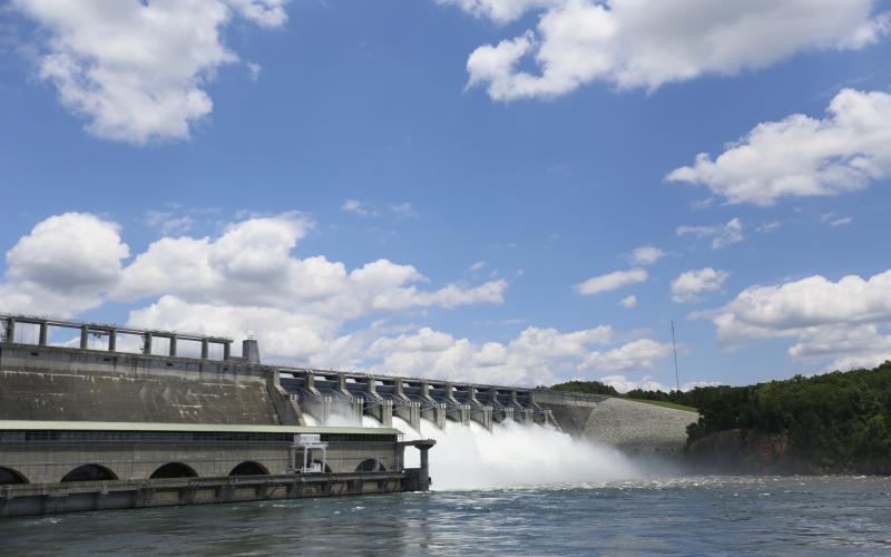 Safety first – Russell Dam engineers check spillway gates | The ...